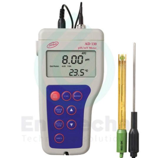 AD130 :: pH/mV/Temperature Portable Meter – Envitecha
