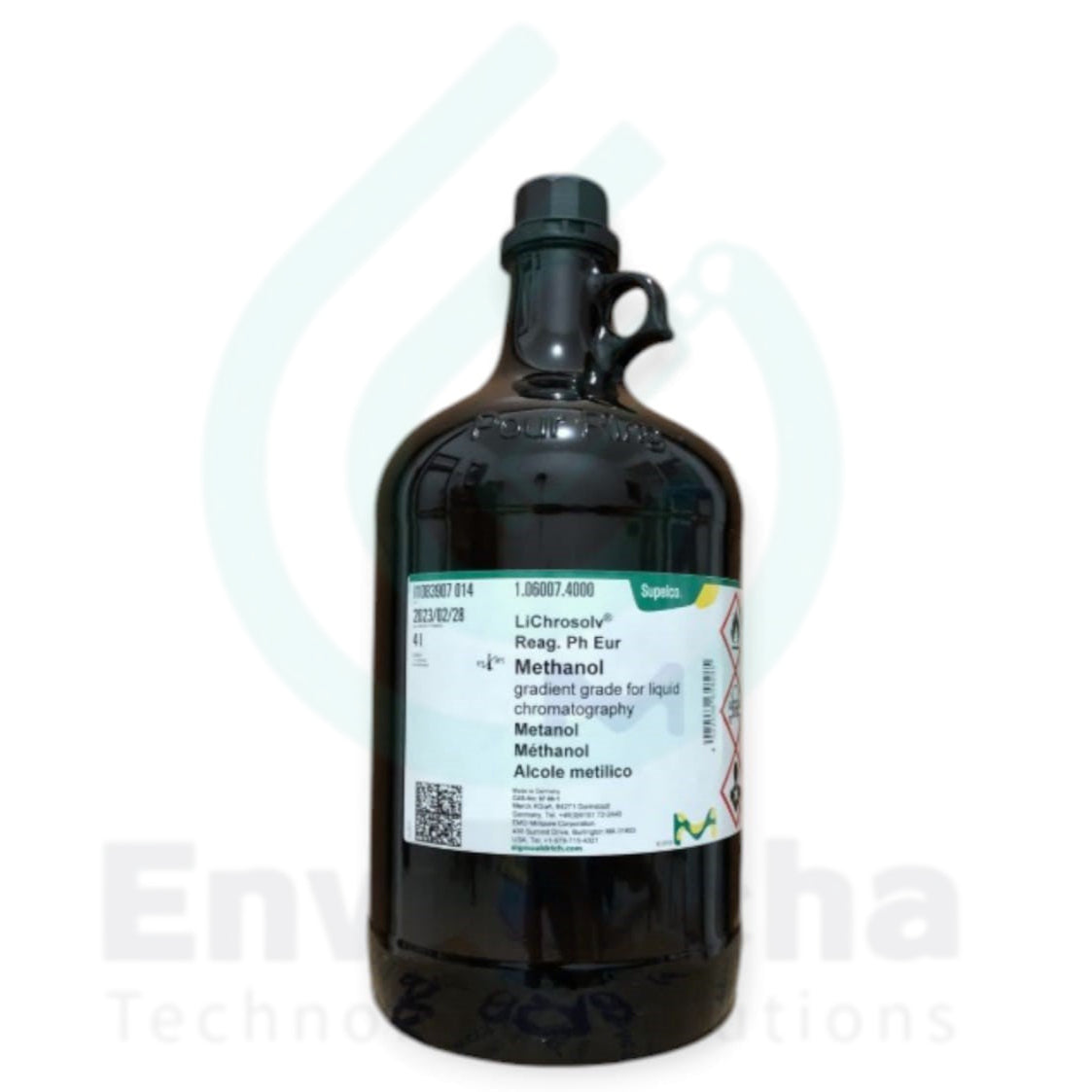 Methanol HPLC 1.06007.4000 MERCK Chemical Reagent 4L – EnviTecha